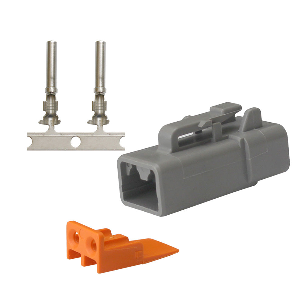 Pacer DTP Deutsch Plug Repair Kit 1412 AWG 2 Position TDTP06F2RS ...