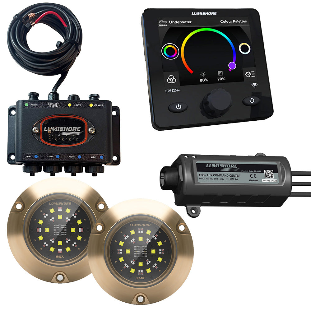 Lumishore LUX SMX154 2 Lights HUB LUX Command Center Display 0100451100 ...