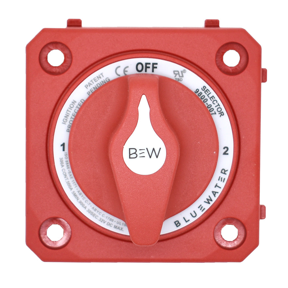 Bluewater Off12Both Battery Switch Panel Mount Red 980000710 – Golden ...
