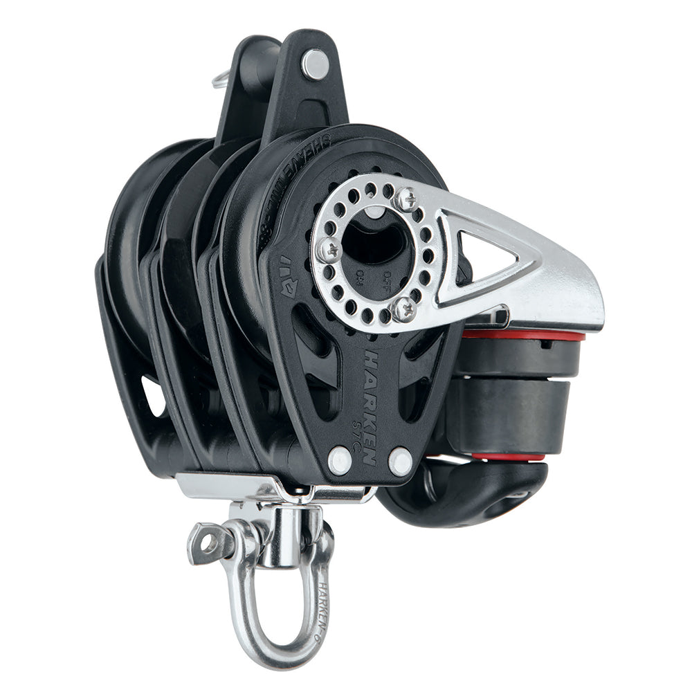 Harken 57mm Triple Carbo Block Swivel Becket Cam Cleat 2141 – Golden ...